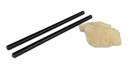Electrostatic Friction Rod, Ebonite pair with animal fur - Haines ...